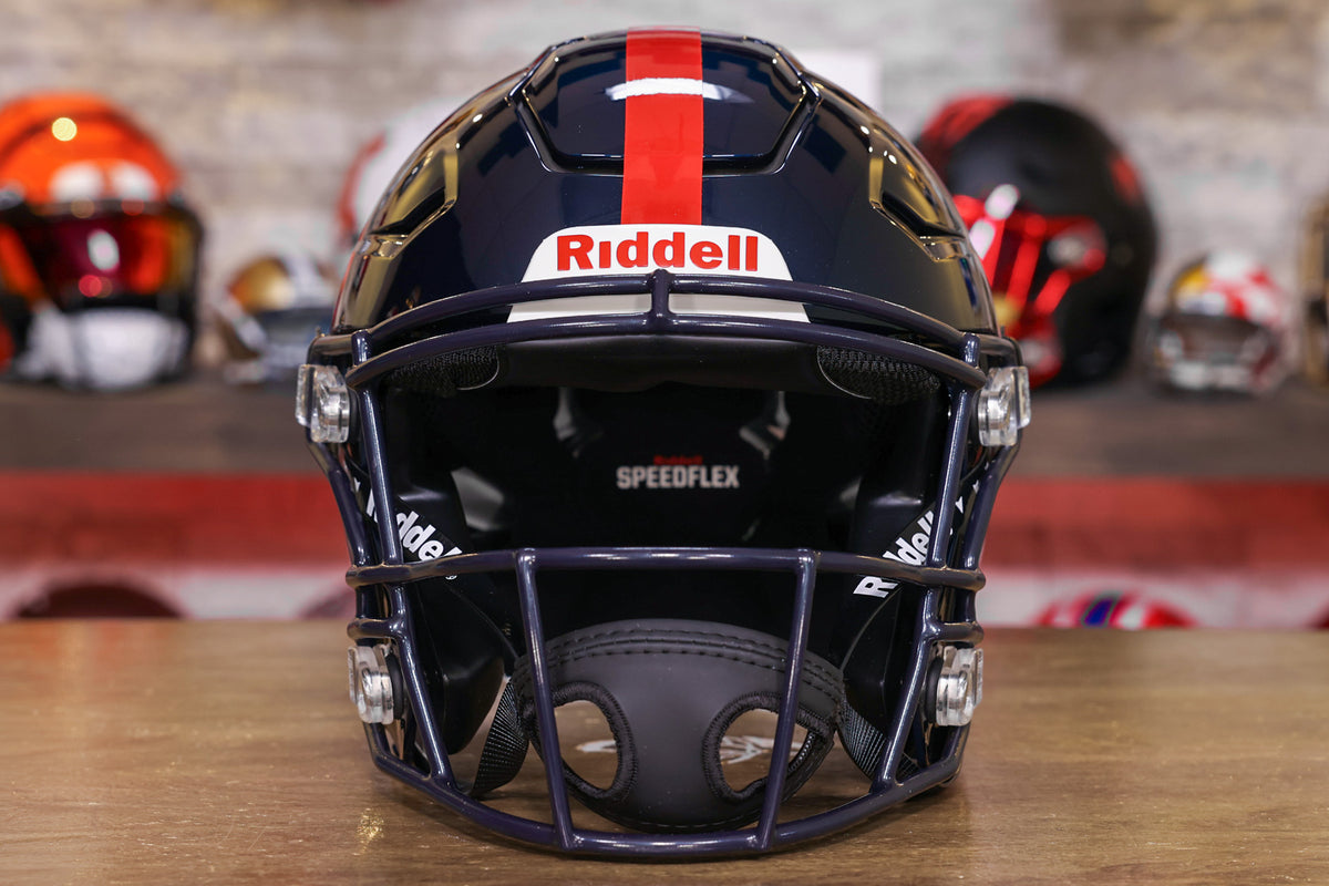Ole Miss Rebels Riddell SpeedFlex Helmet - Navy – Green Gridiron, Inc.