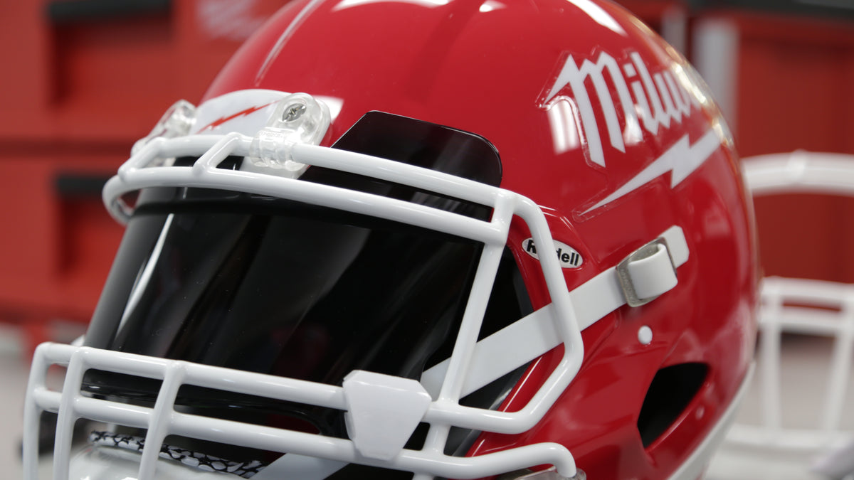 We Made 50 Milwaukee Tool Helmets – Green Gridiron, Inc.