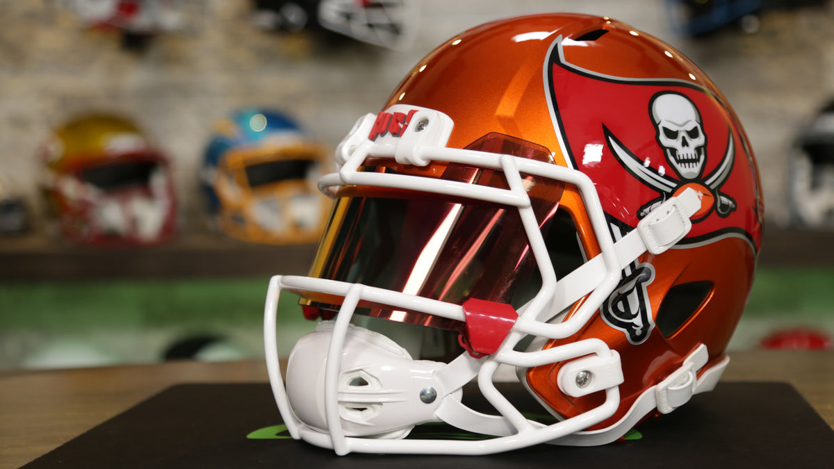 Tampa Bay Buccaneers Orange Flash Helmet Build – Green Gridiron, Inc.