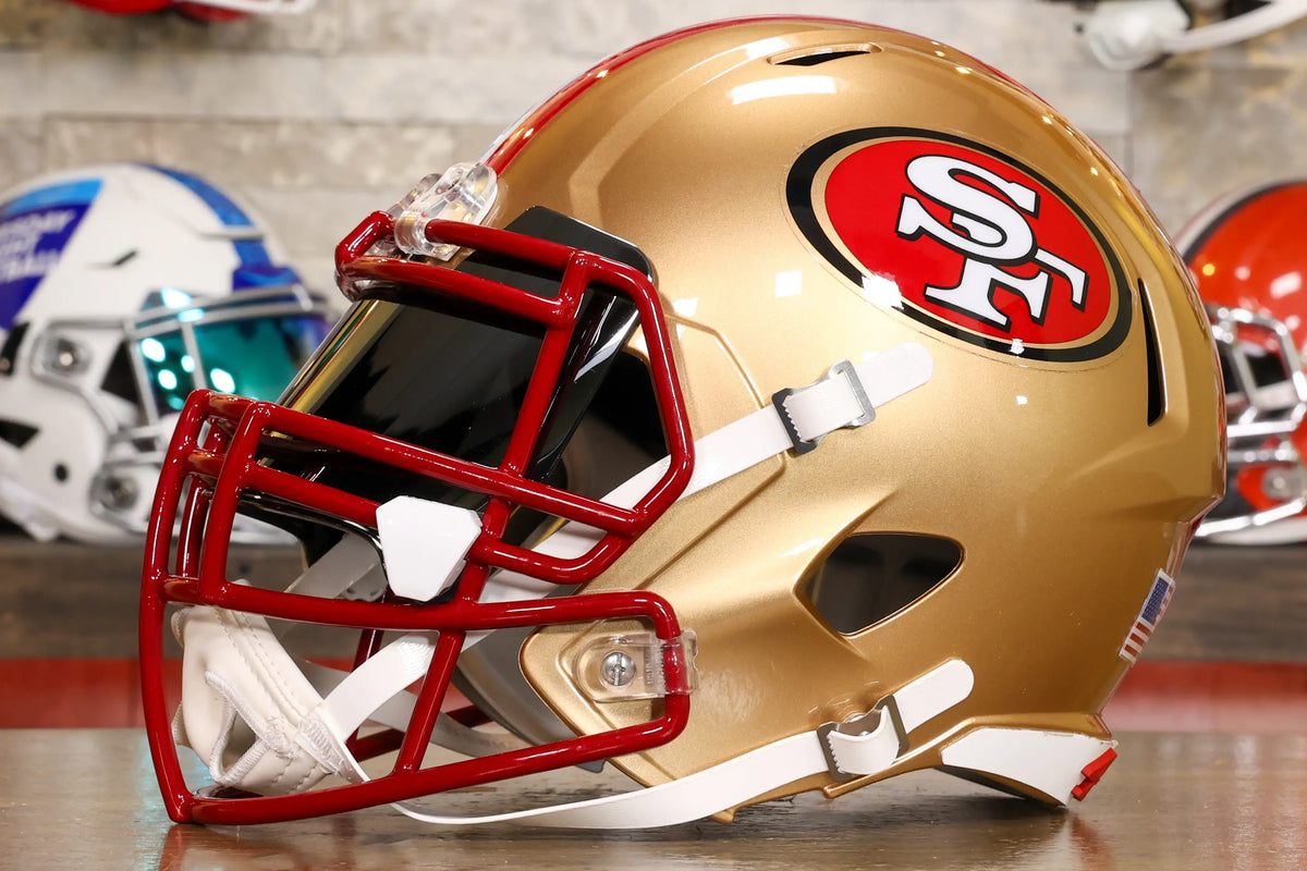 San Francisco 49ers Riddell Speed Display Helmet - GG Edition – Green ...