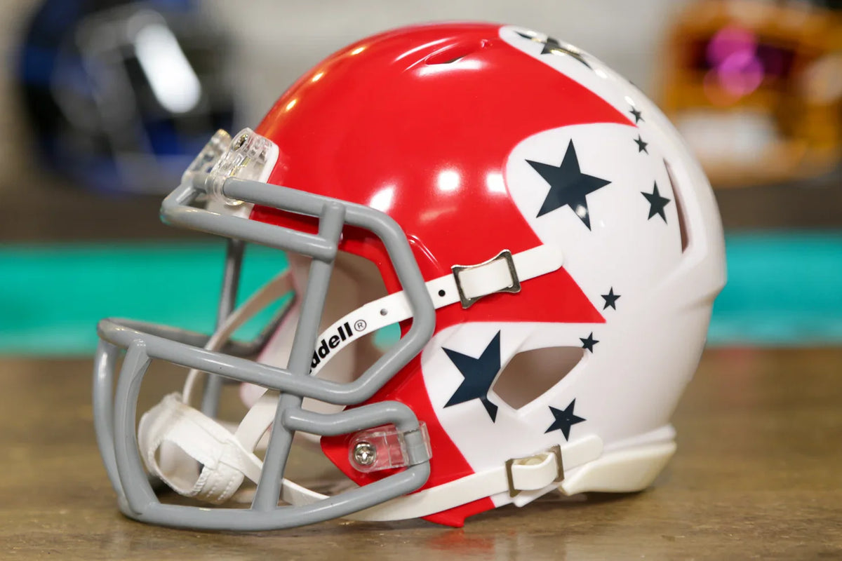 Air Force Falcons Riddell Speed Mini Helmet - Red, White & Blue w/ Sta ...