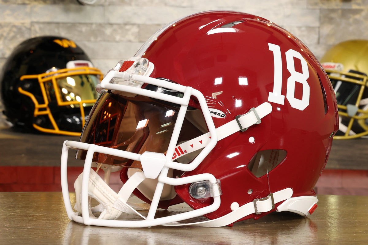 Alabama Crimson Tide Riddell Speed Authentic Helmet - GG Edition ...
