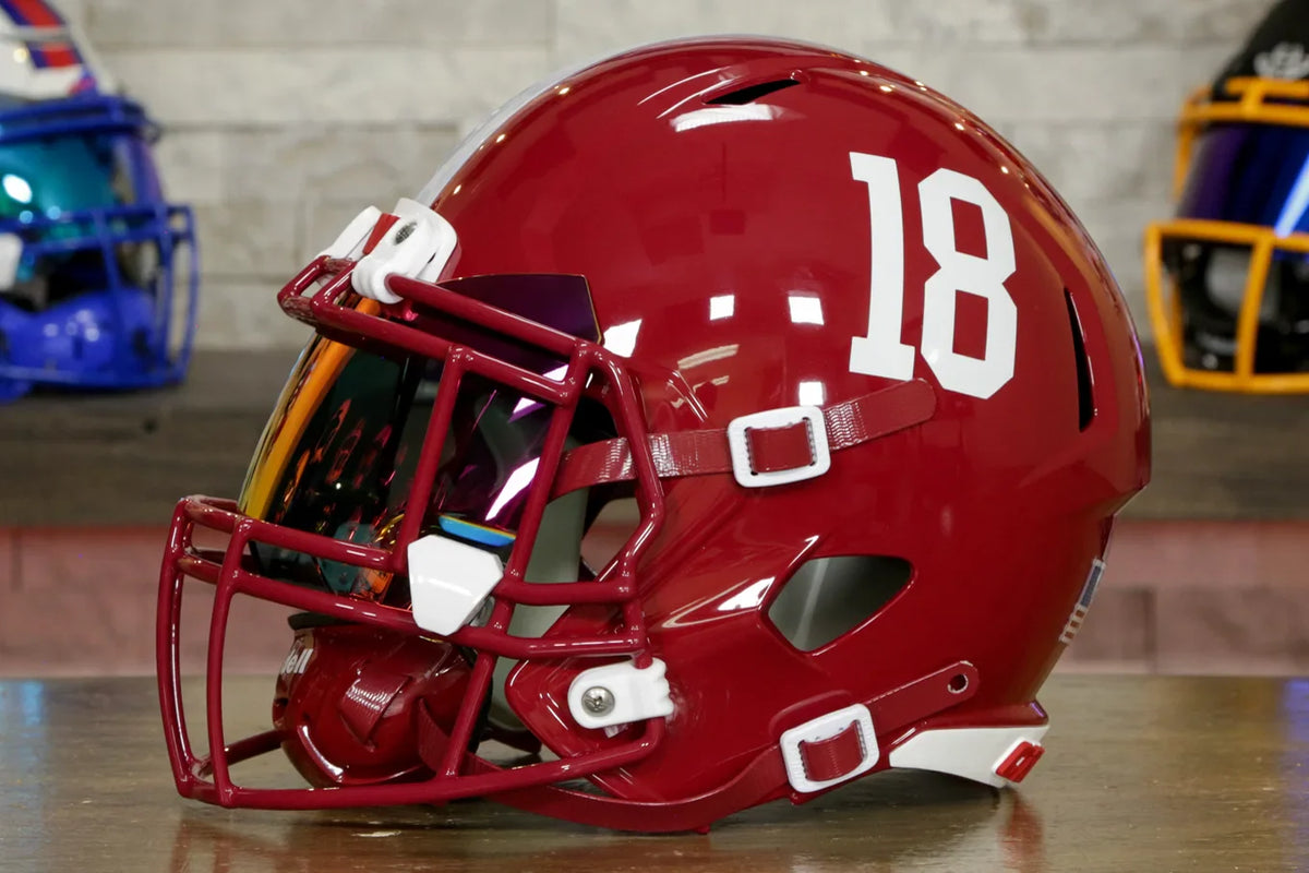 Alabama Crimson Tide Riddell Speed Display Helmet - GG Edition 00455 ...