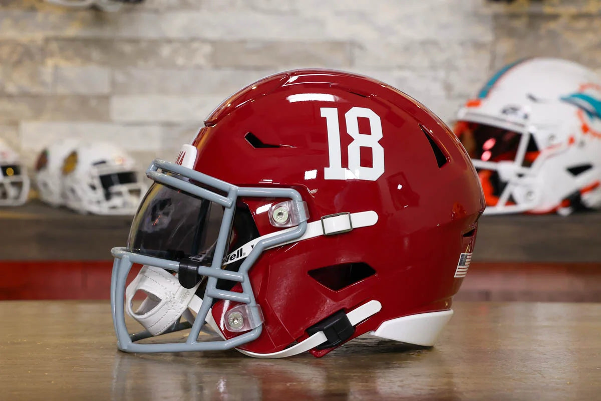 Alabama Crimson Tide Riddell SpeedFlex Mid-Size Helmet – Green Gridiron ...