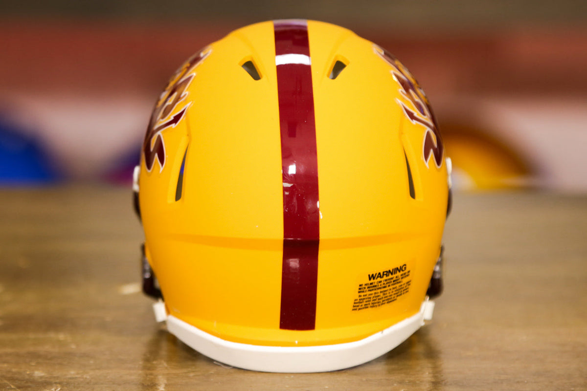 Arizona State Sun Devils Riddell Speed Mini Helmet - Matte Yellow Spar ...