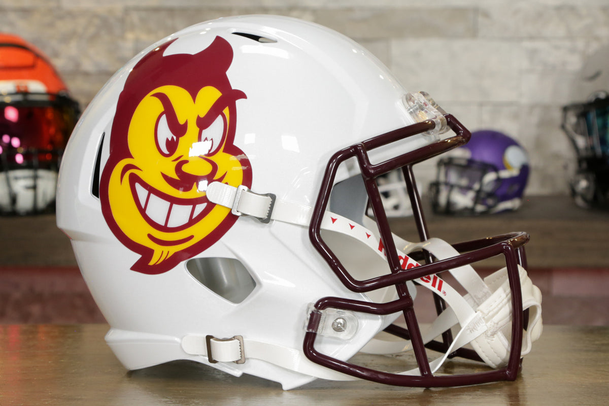 Arizona State Sun Devils Riddell Speed Display Helmet - Sparky's Head ...