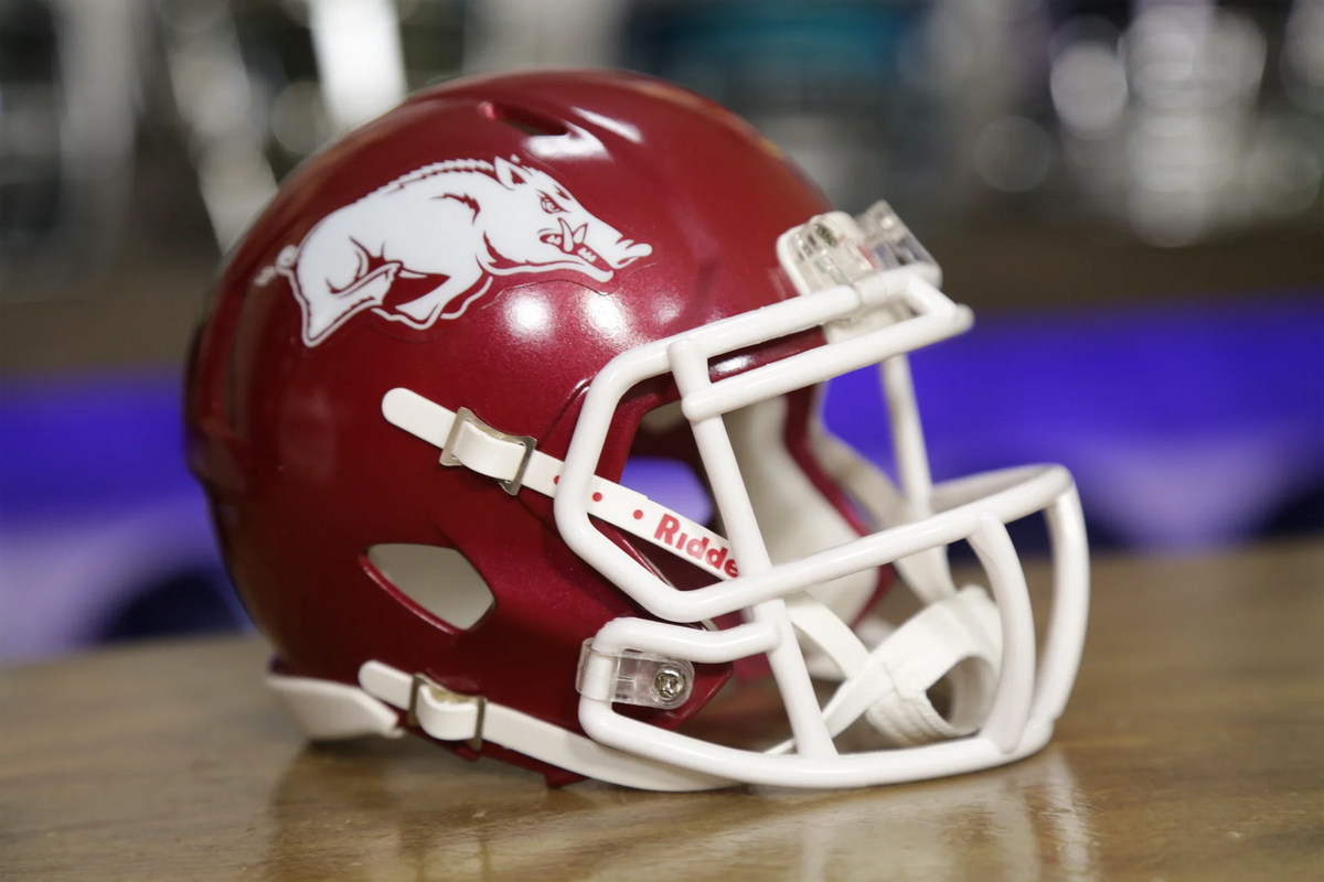 Arkansas Razorbacks Riddell Speed Mini Helmet – Green Gridiron, Inc.