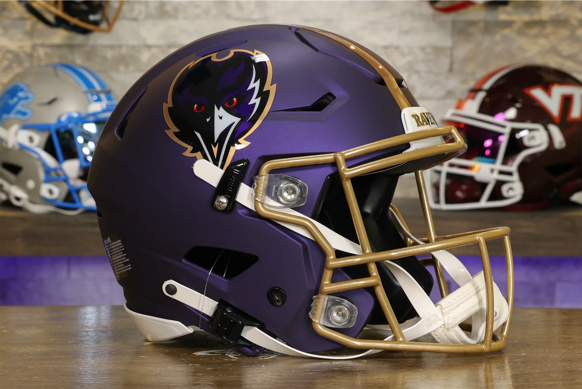 Baltimore Ravens Riddell SpeedFlex Helmet - Purple Rising Alternate ...