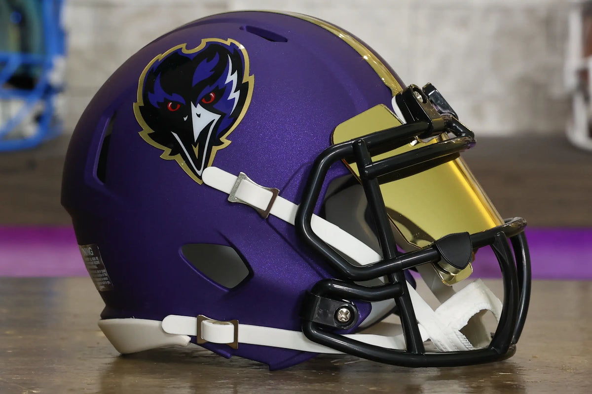 Baltimore Ravens Riddell Speed Mini Helmet - GG Edition 02384 – Green ...