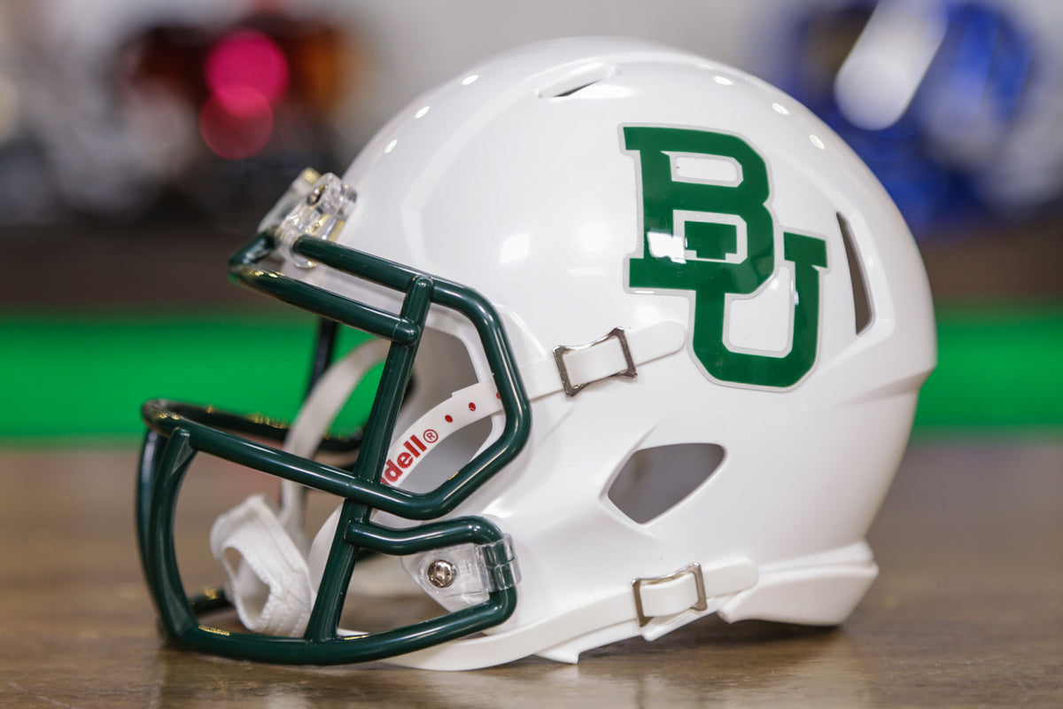 ベイラー ベアーズ リデル スピード ミニ ヘルメット - ホワイト – Green Gridiron, Inc.