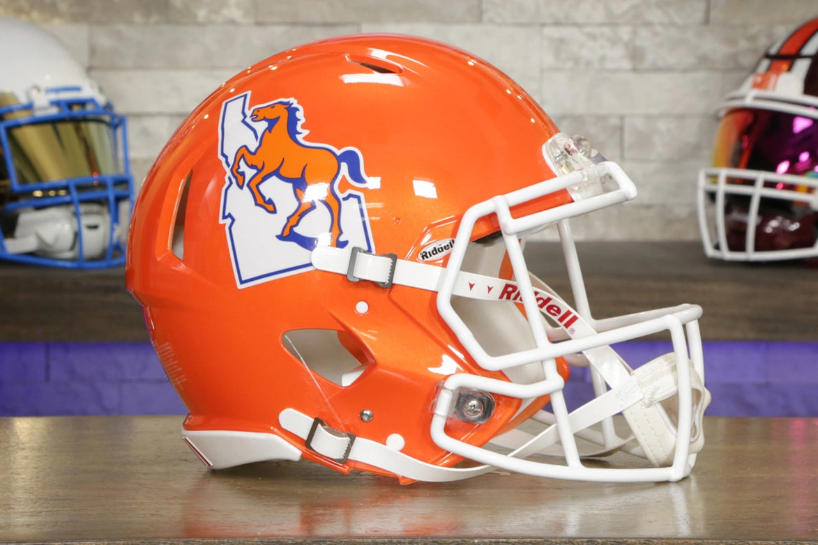 Boise State Broncos Riddell Speed Authentic Helmet - Orange Alternate ...