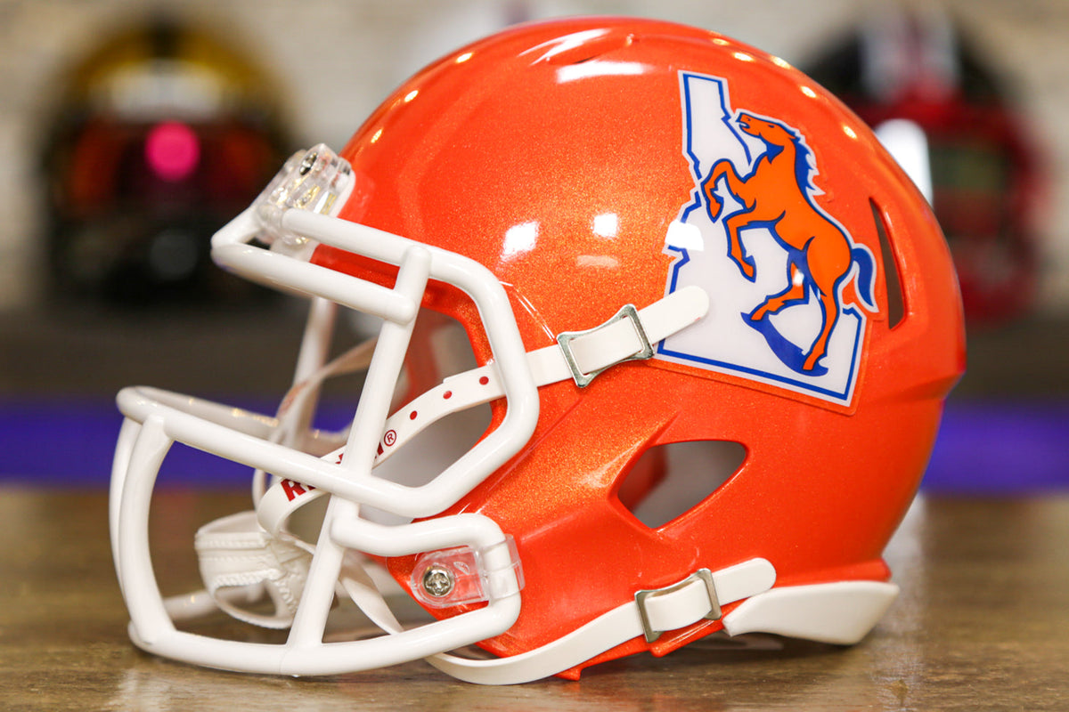 Boise State Broncos Riddell Speed Mini Helmet - Orange Alternate ...
