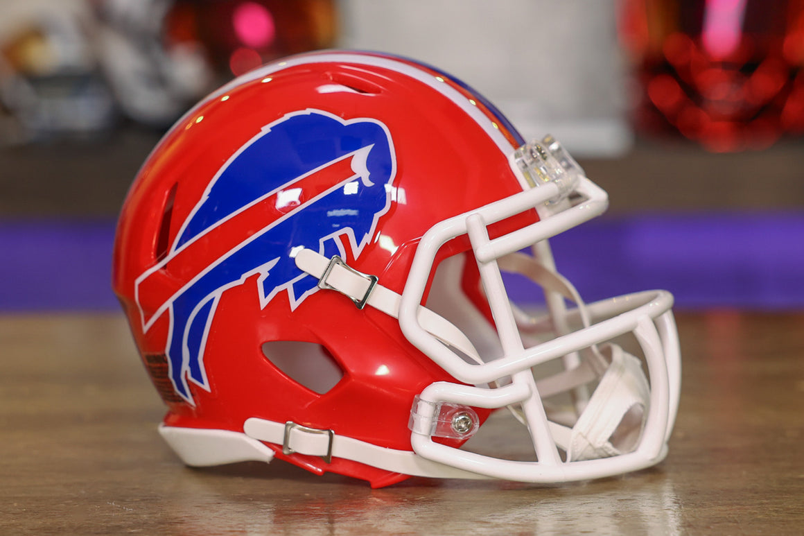 Buffalo Bills Riddell Speed Mini Helmet - 1987-2001 Throwback – Green ...