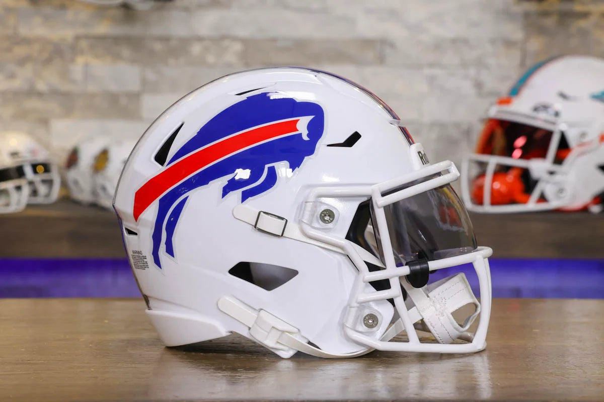 Buffalo Bills Riddell SpeedFlex Mid-Size Helmet – Green Gridiron, Inc.
