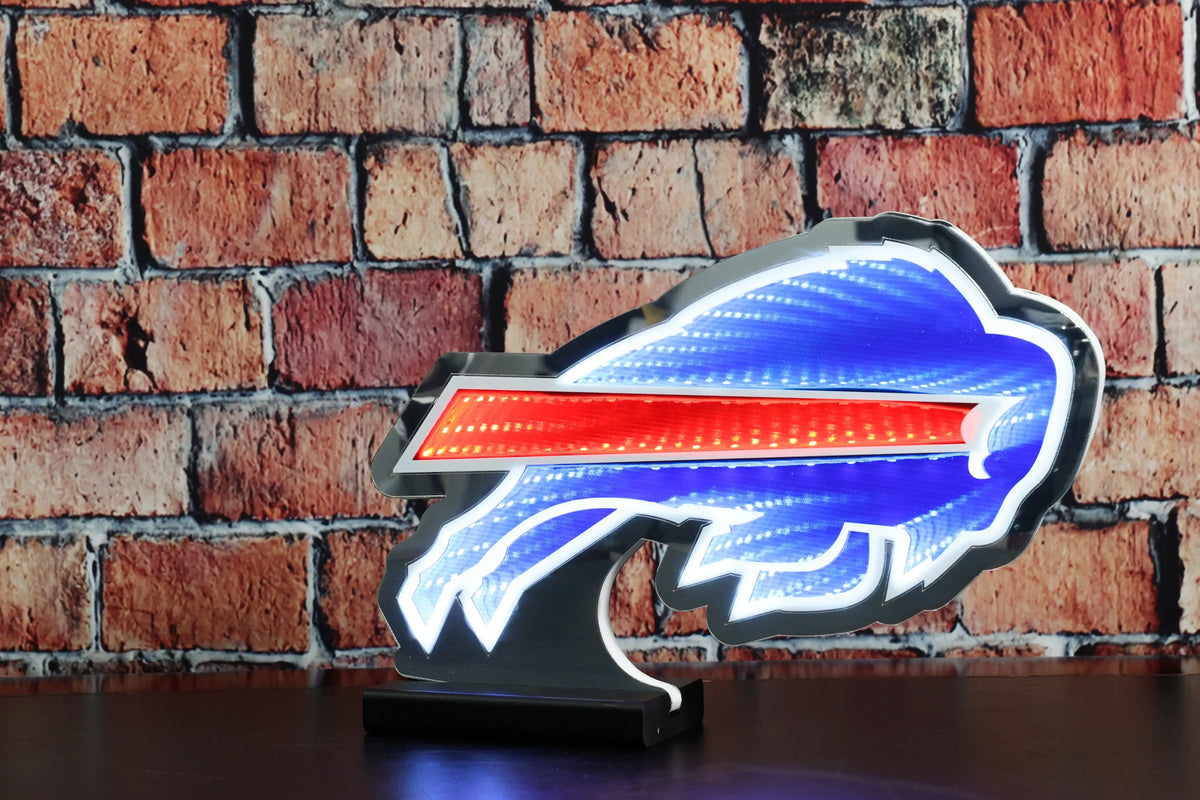 NFL LED Infinity Logo Light - Buffalo Bills – Green Gridiron, Inc.