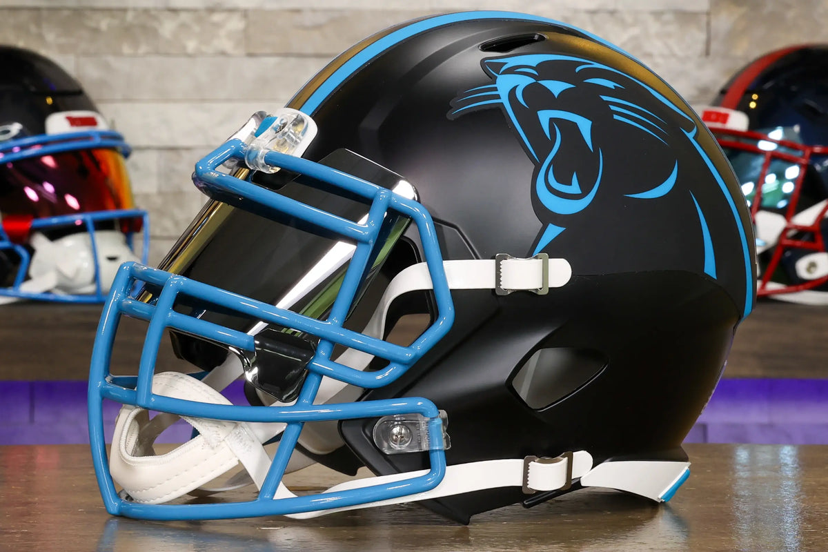 Carolina Panthers Alternate Riddell Speed Display Helmet - GG Edition ...
