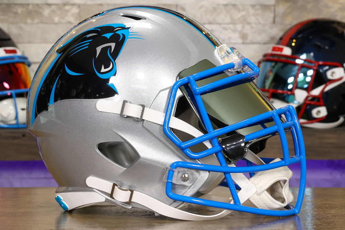 Carolina Panthers Riddell Speed Display Helmet - GG Edition – Green ...