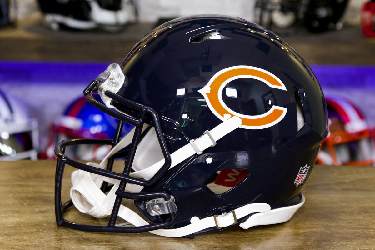 Chicago Bears Riddell Speed Authentic Helmet – Green Gridiron, Inc.