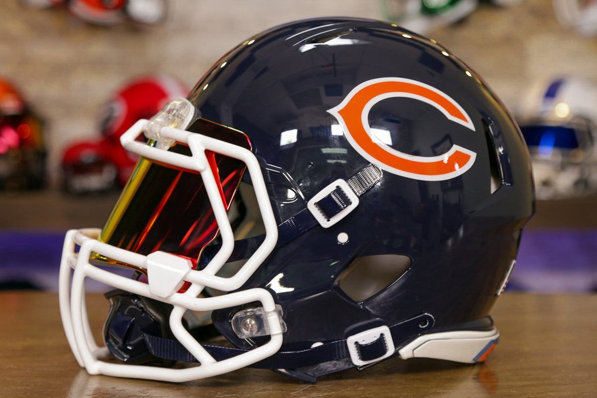 Chicago Bears Riddell Speed Authentic Helmet - GG Edition 00262 – Green ...