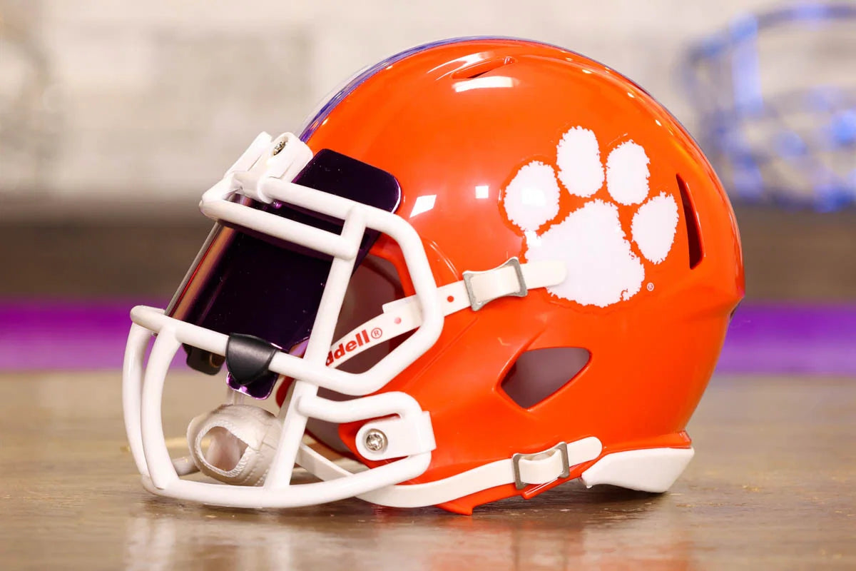 Clemson Tigers Riddell Speed Mini Helmet - GG Edition – Green Gridiron ...
