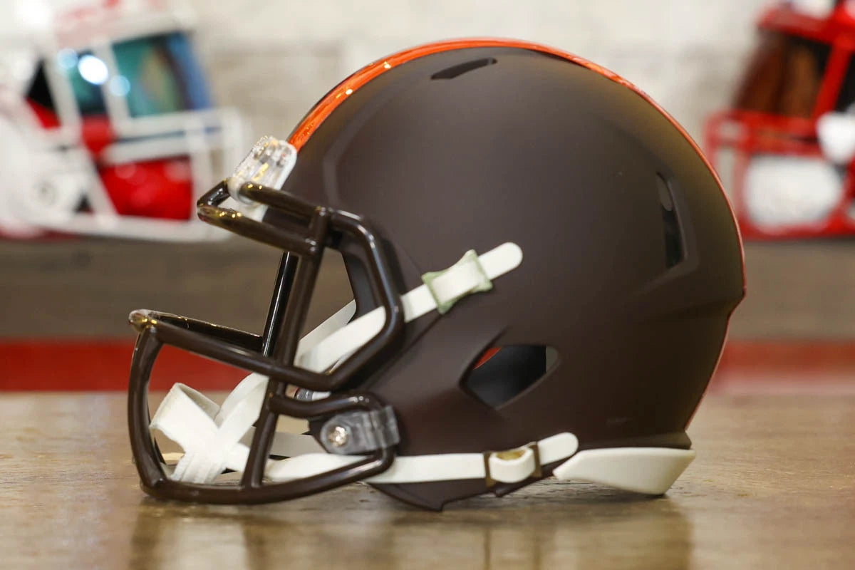 Cleveland Browns Riddell Speed Mini Helmet - Alpha Dawg Alternate ...