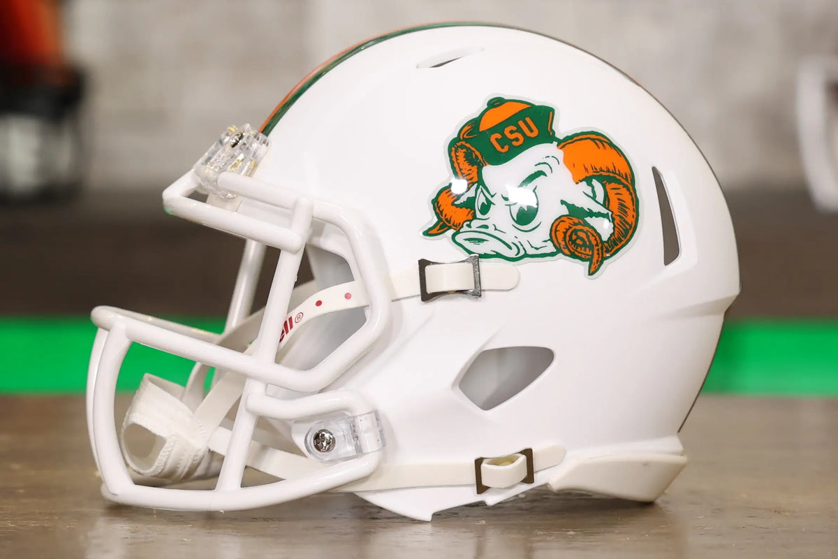 Colorado State Rams Riddell Speed Mini Helmet - Aggies – Green Gridiron ...
