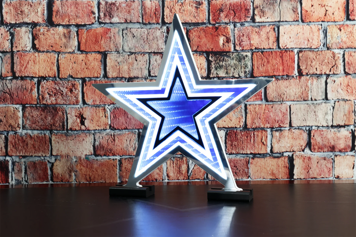 NFL LED Infinity Logo Light - Dallas Cowboys – Green Gridiron, Inc.