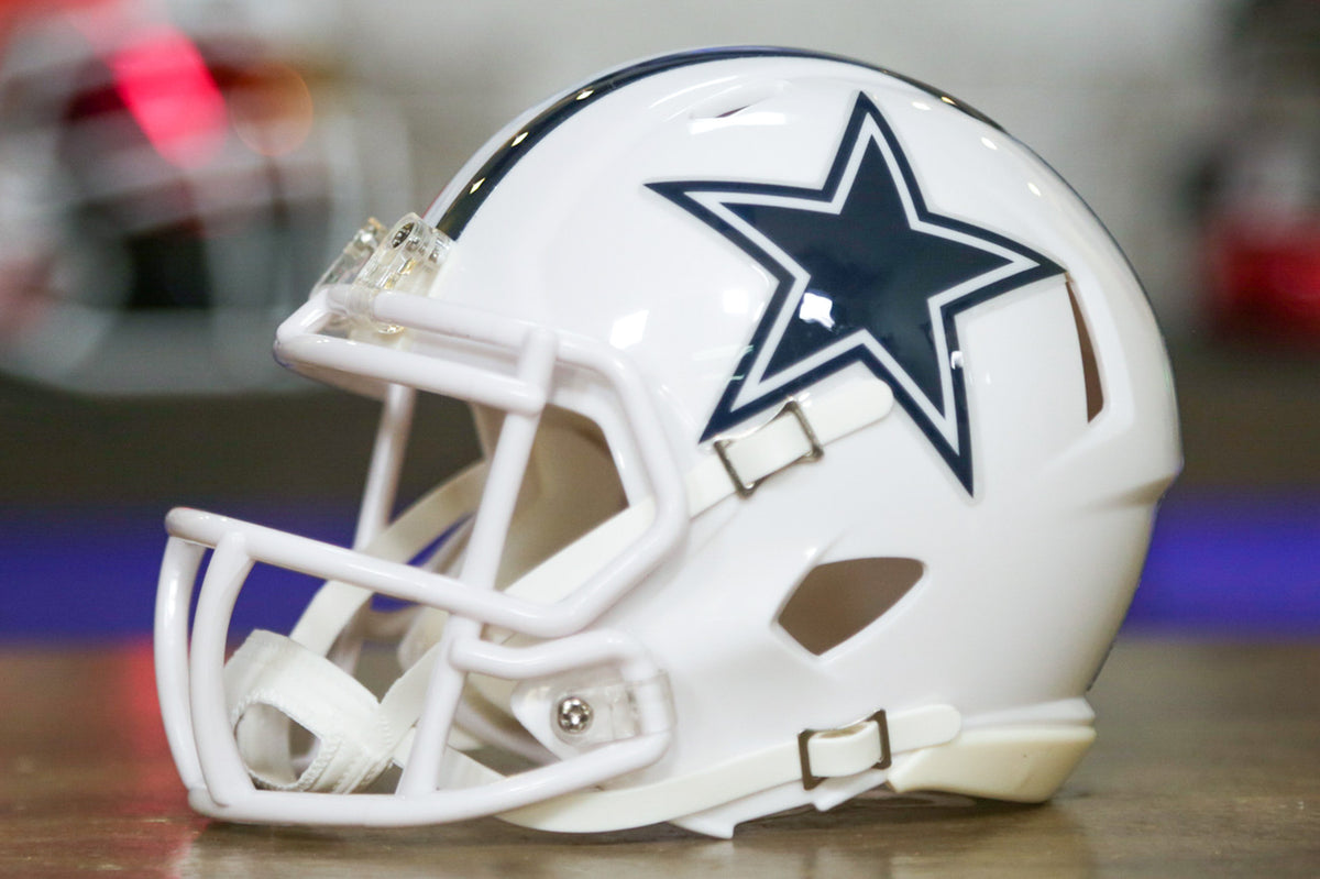 Dallas Cowboys Riddell Speed Mini Helmet - White Alternate – Green ...