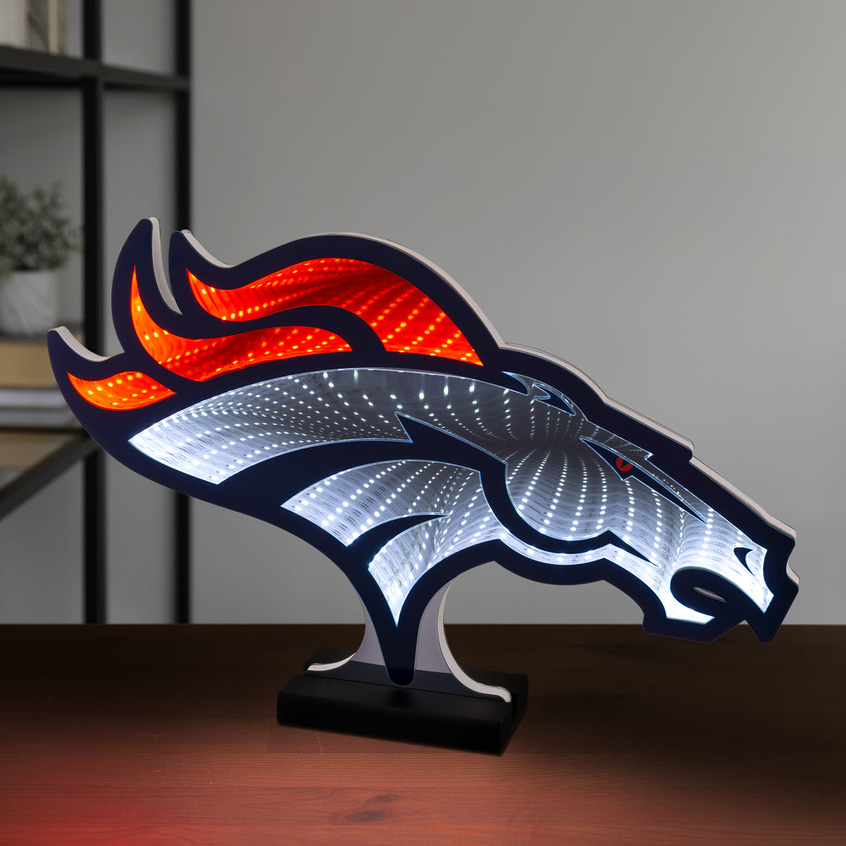 NFL LED Infinity Logo Light - Denver Broncos – Green Gridiron, Inc.