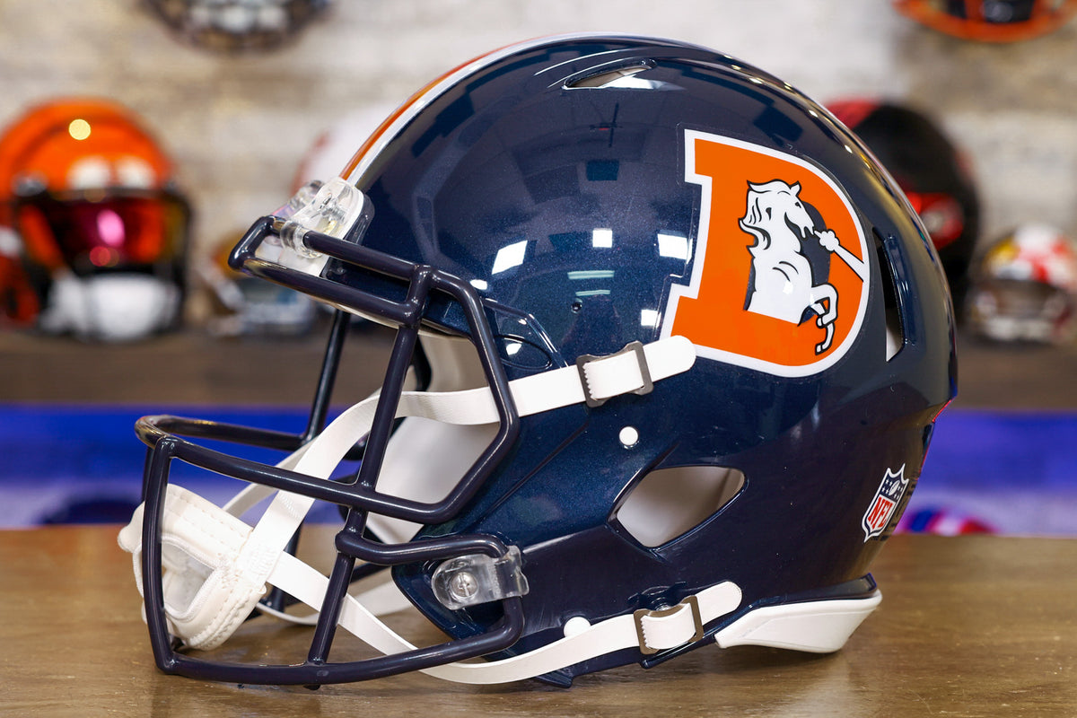 Denver Broncos Riddell Speed Authentic Helmet - Alternate Color Rush ...
