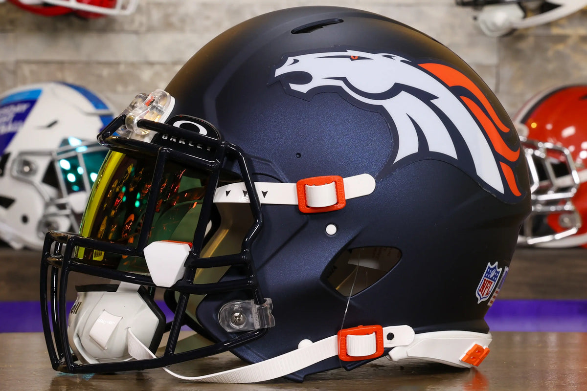 Denver Broncos Riddell Speed Authentic Helmet - GG Edition – Green ...