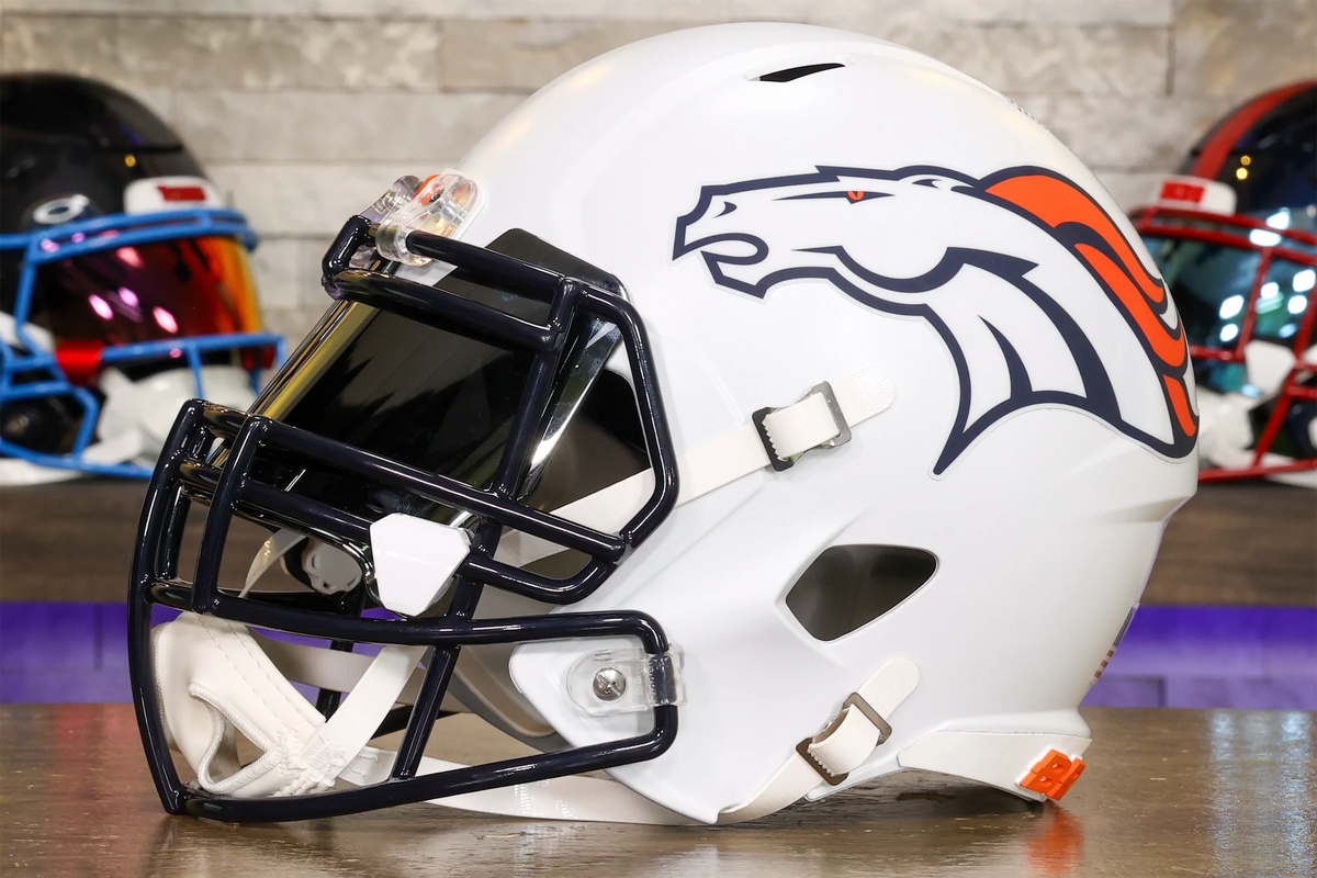 Denver Broncos Riddell Speed Display Helmet - GG Edition 02567 – Green ...