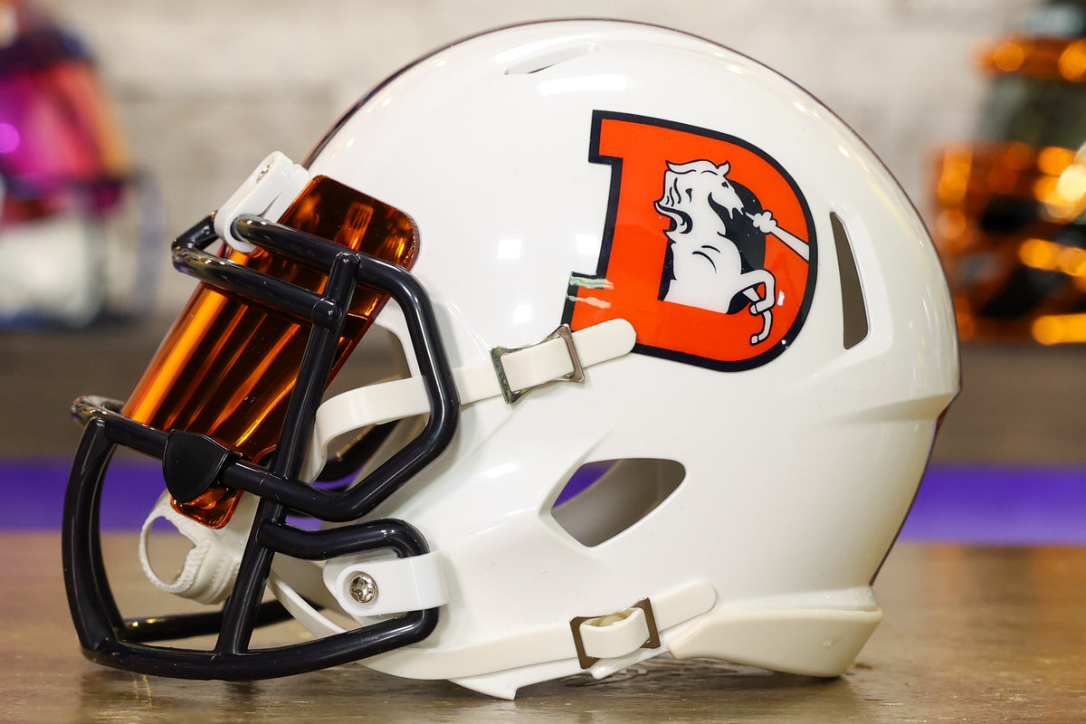 Denver Broncos Riddell Speed Mini Helmet - GG Edition – Green Gridiron ...