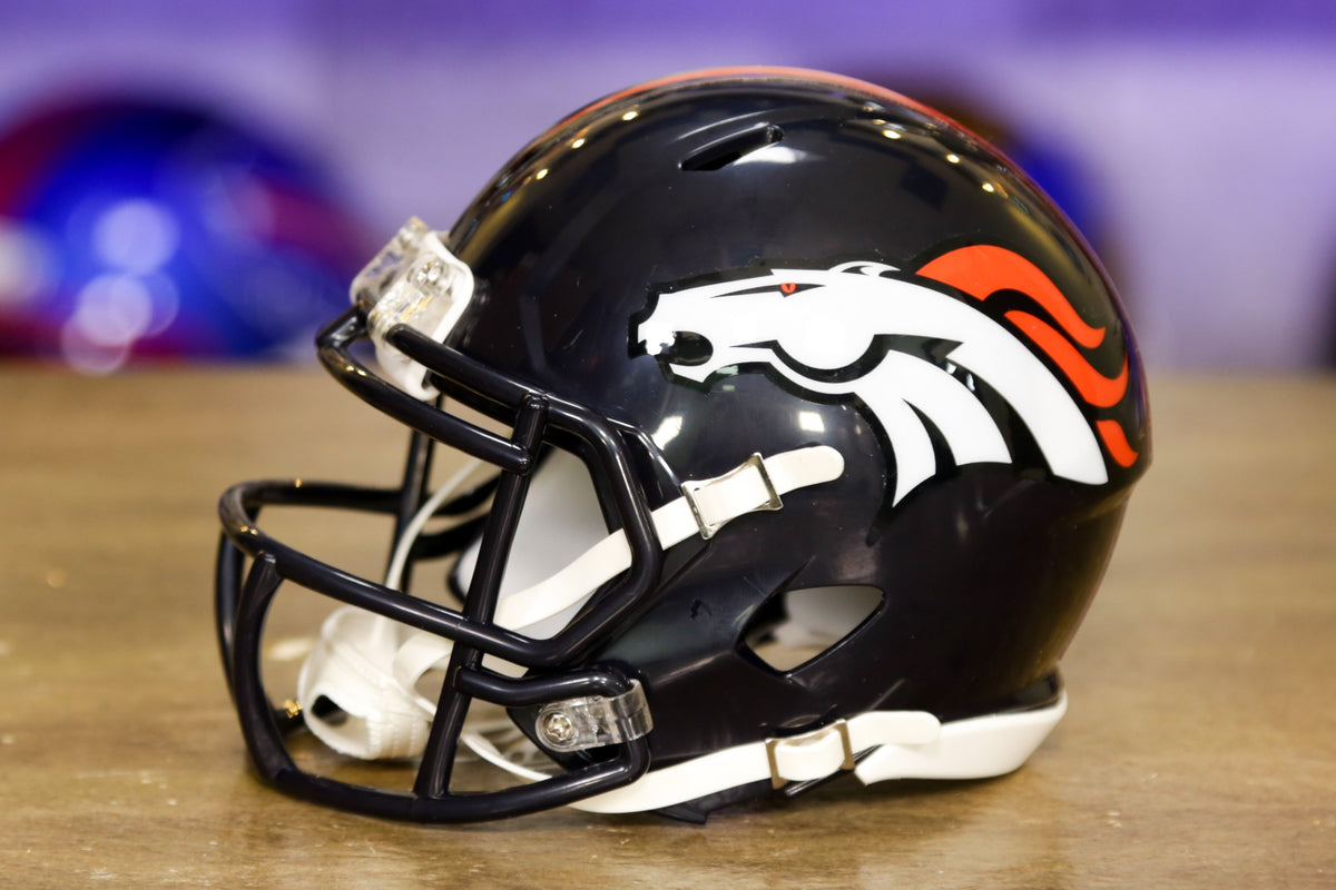 Denver Broncos Riddell Speed Mini Helmet - 1997 - 2023 Throwback ...