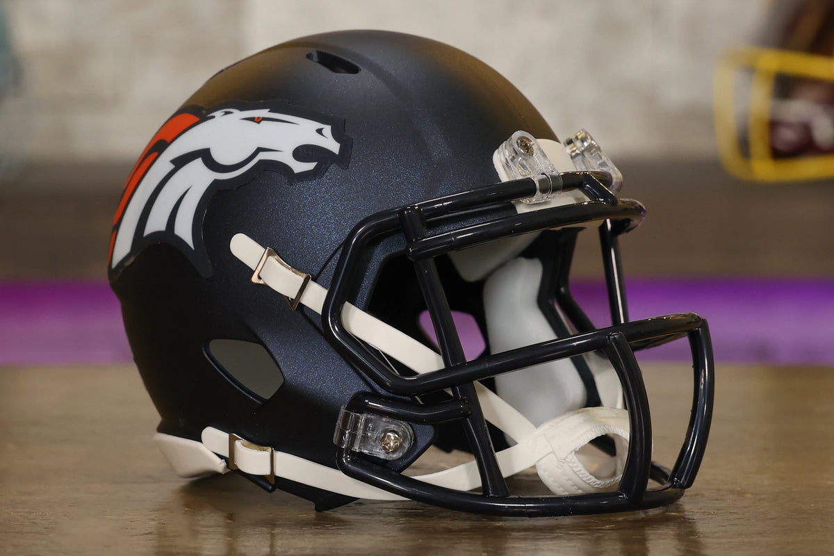 Denver Broncos Riddell Speed Mini Helmet – Green Gridiron, Inc.