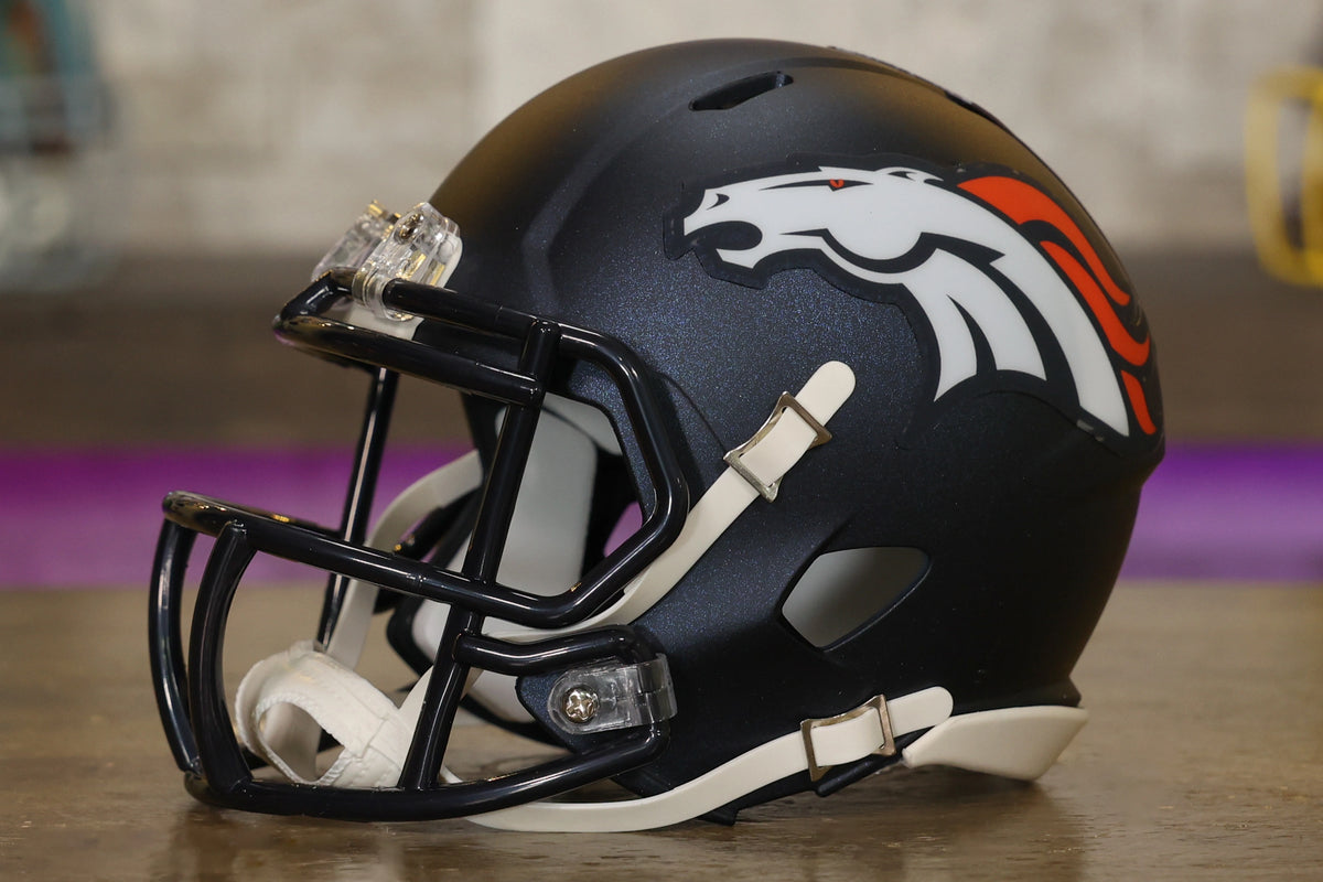 Denver Broncos Riddell Speed Mini Helmet – Green Gridiron, Inc.