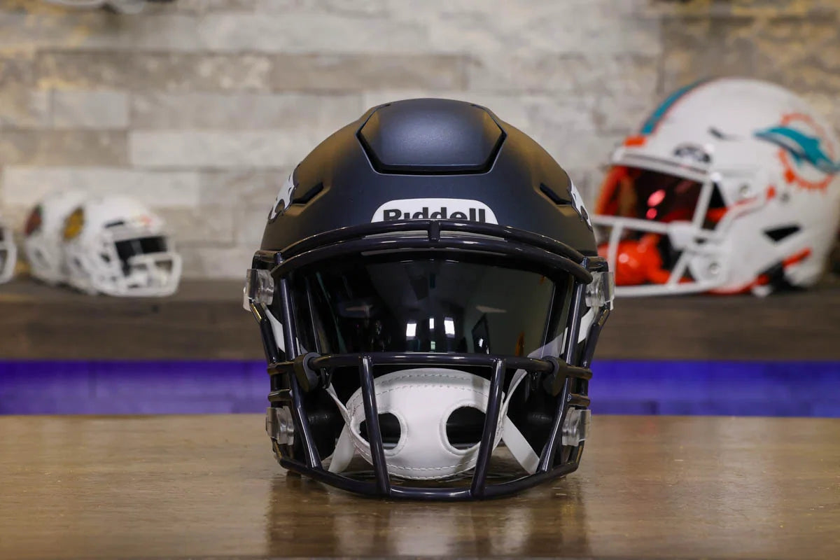 Denver Broncos Riddell SpeedFlex Mid-Size Helmet – Green Gridiron, Inc.
