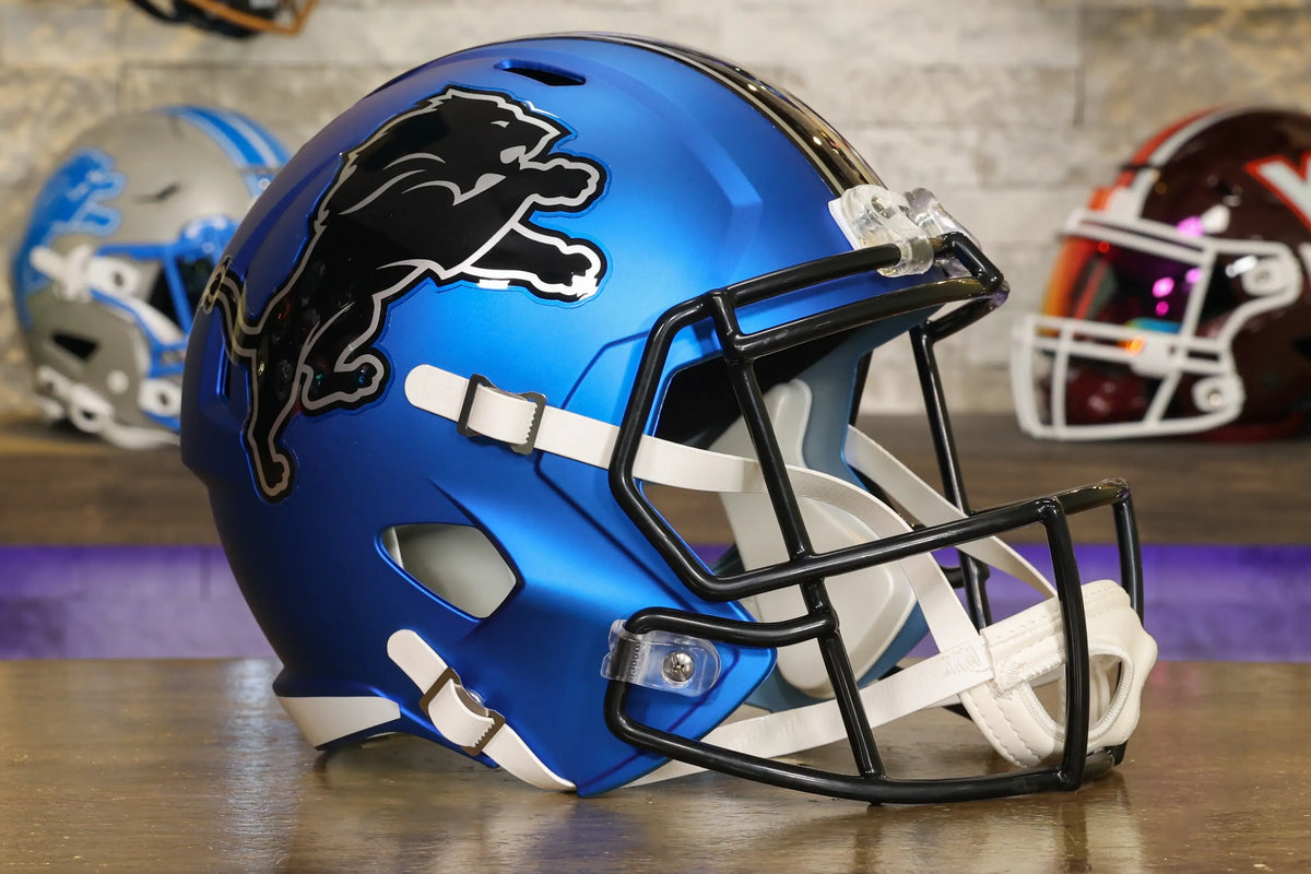 Detroit Lions Riddell Speed Display Helmet - Motor City Muscle Alterna ...