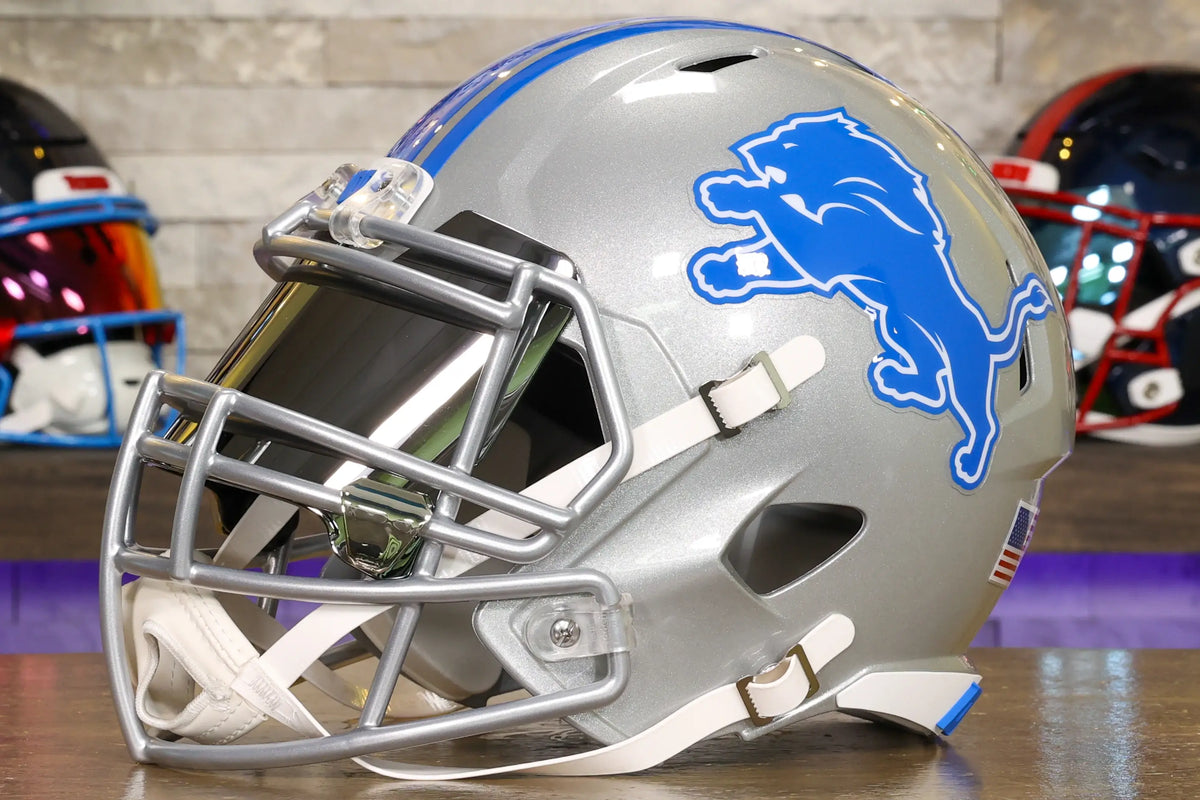 Detroit Lions Riddell Speed Display Helmet - GG Edition – Green ...