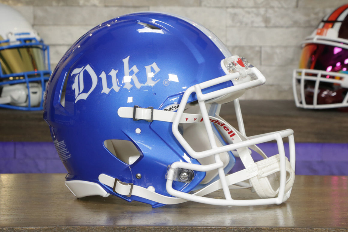 Duke Blue Devils Riddell Speed Authentic Helmet - Alternate #1 – Green ...