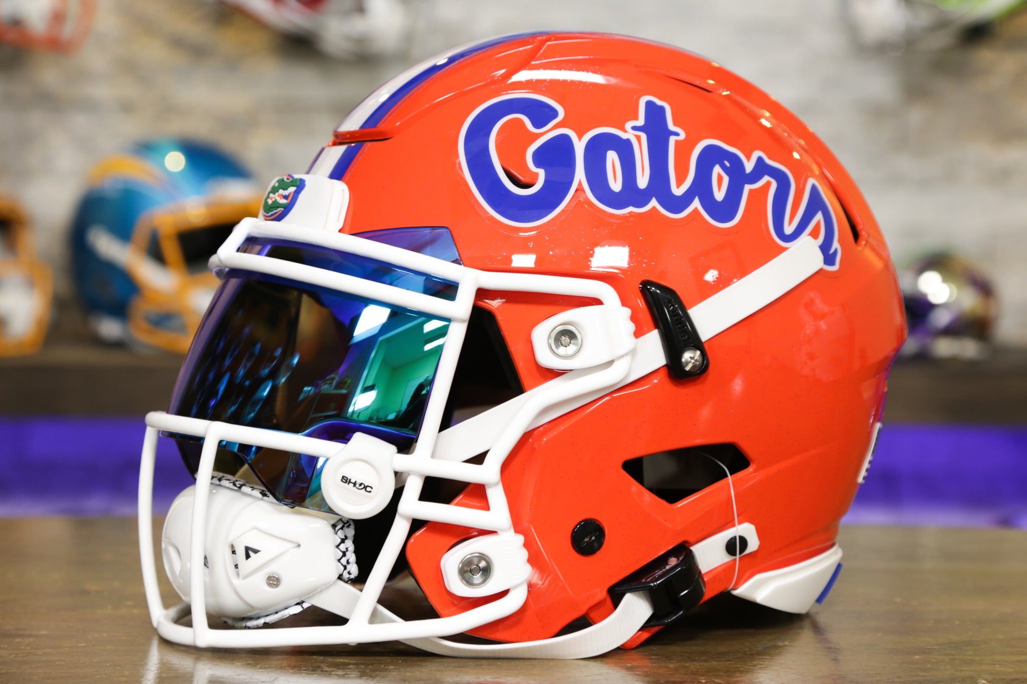 SHOC Zero G Plus Visor - Sapphire – Green Gridiron, Inc.