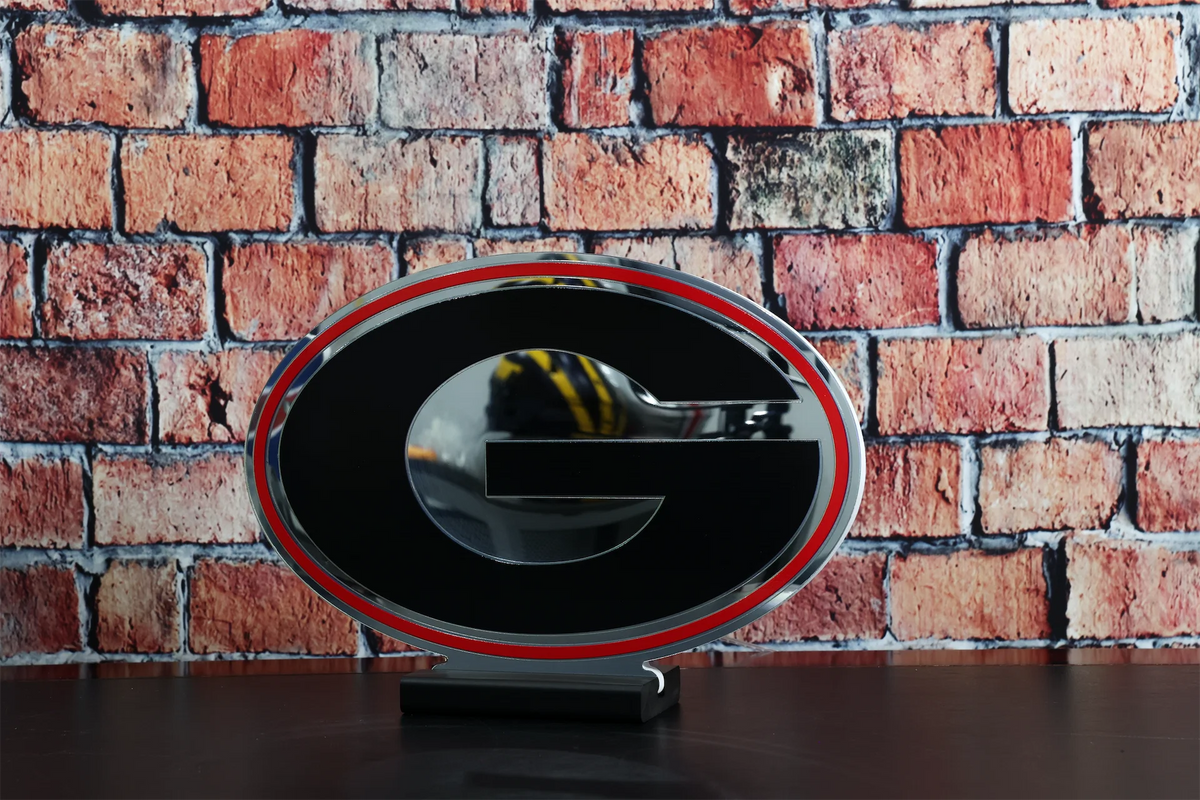 NCAA LED Infinity Logo Light - Georgia Bulldogs – Green Gridiron, Inc.