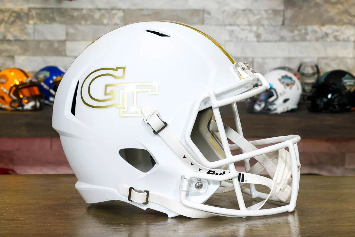 Georgia Tech Yellow Jackets Riddell Speed Réplica de casco – Green ...