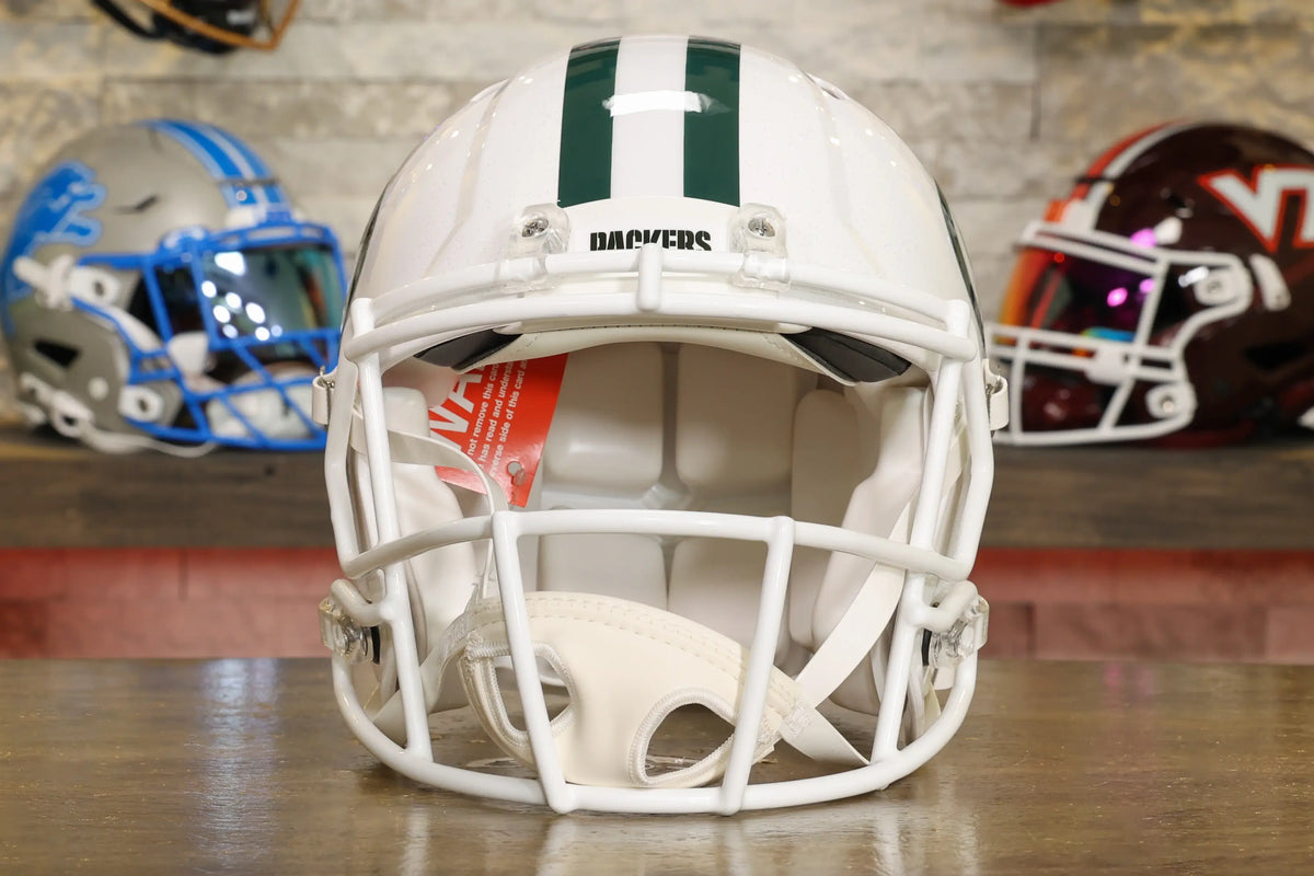 Green Bay Packers Riddell Speed Authentic Helmet - Winter Warning Alte ...