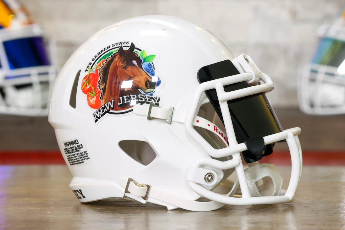 State Mini Helmet - New Jersey – Green Gridiron, Inc.
