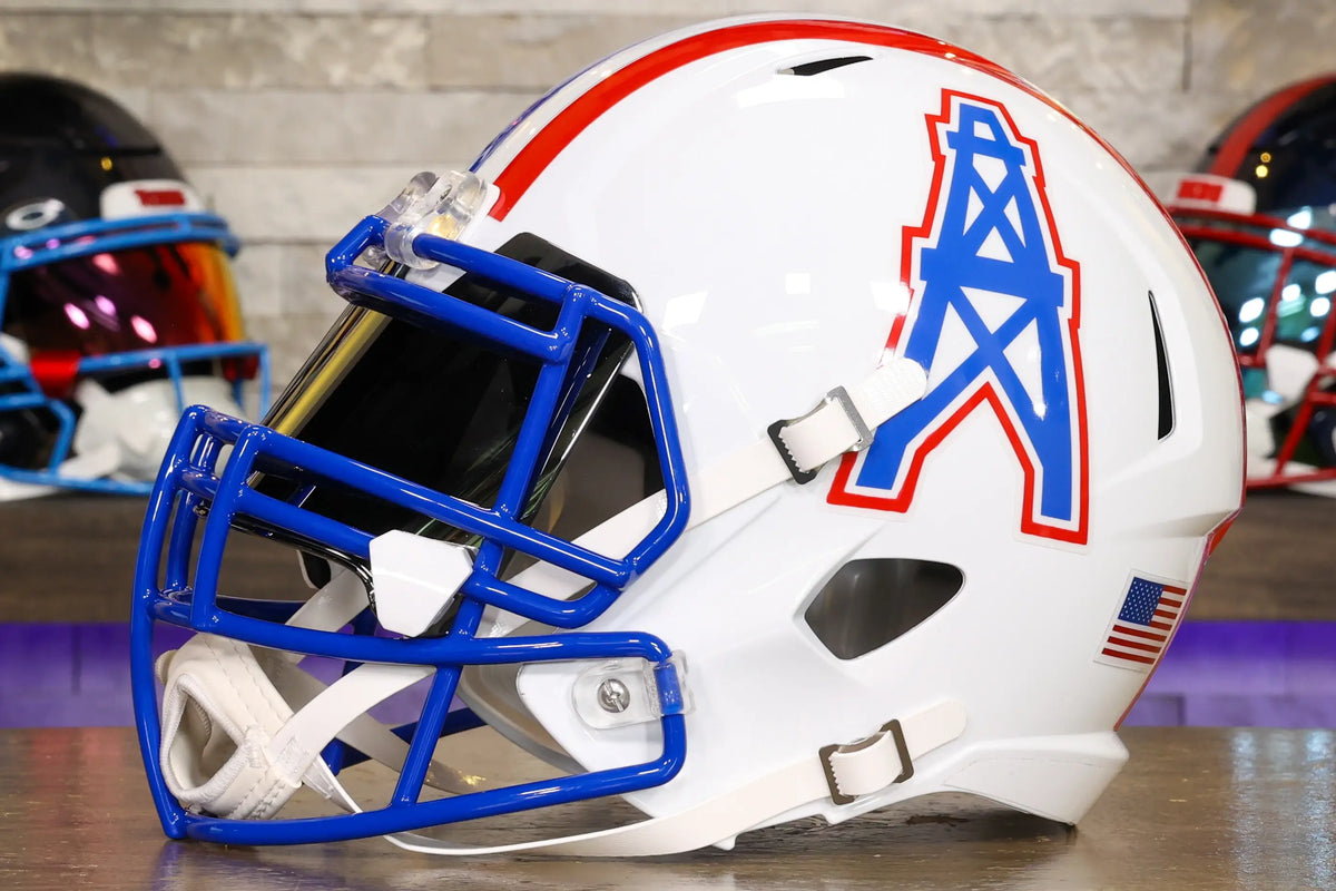 Houston Oilers Riddell Speed Display Helmet - GG Edition 02574 – Green ...