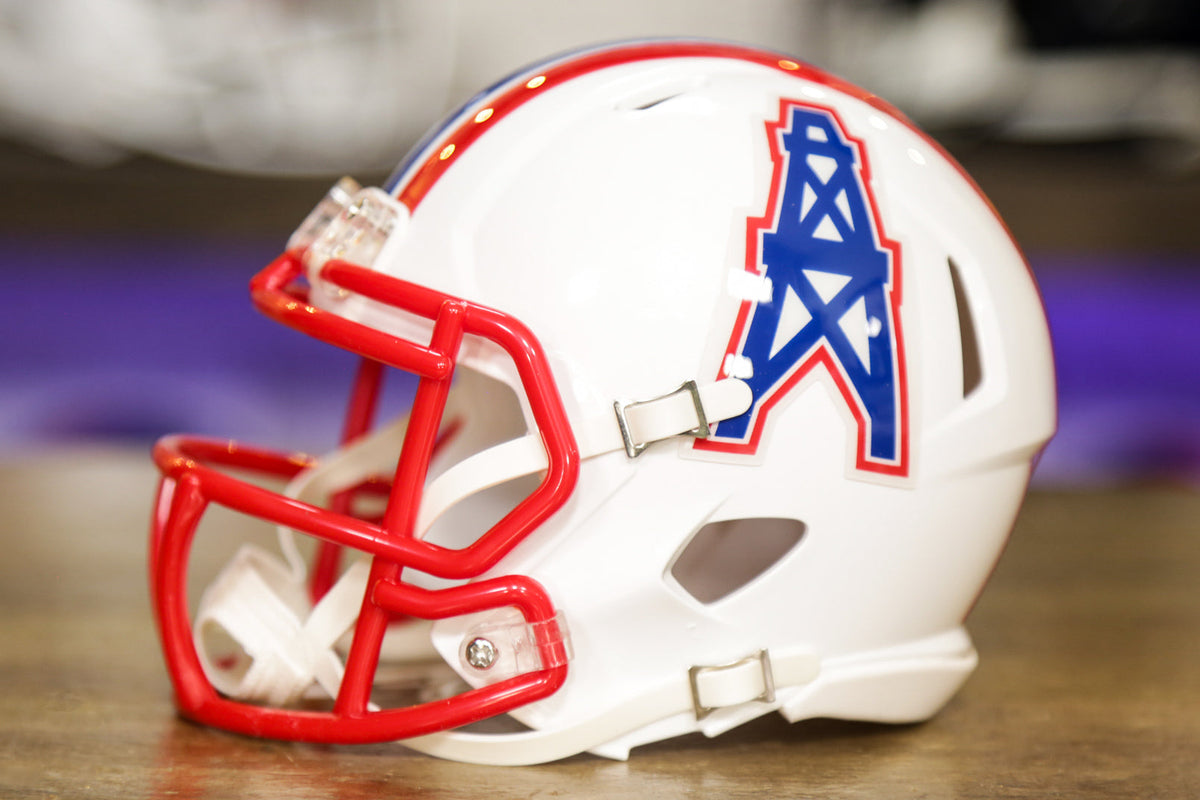 Houston Oilers Riddell Speed Mini Helmet - 1981-1998 Throwback – Green ...