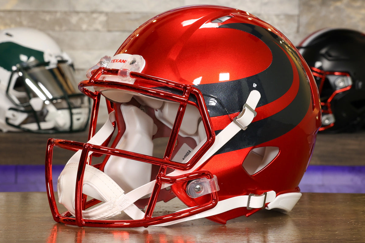 Houston Texans Riddell Speed Authentic Helmet - Battle Red Alternate ...