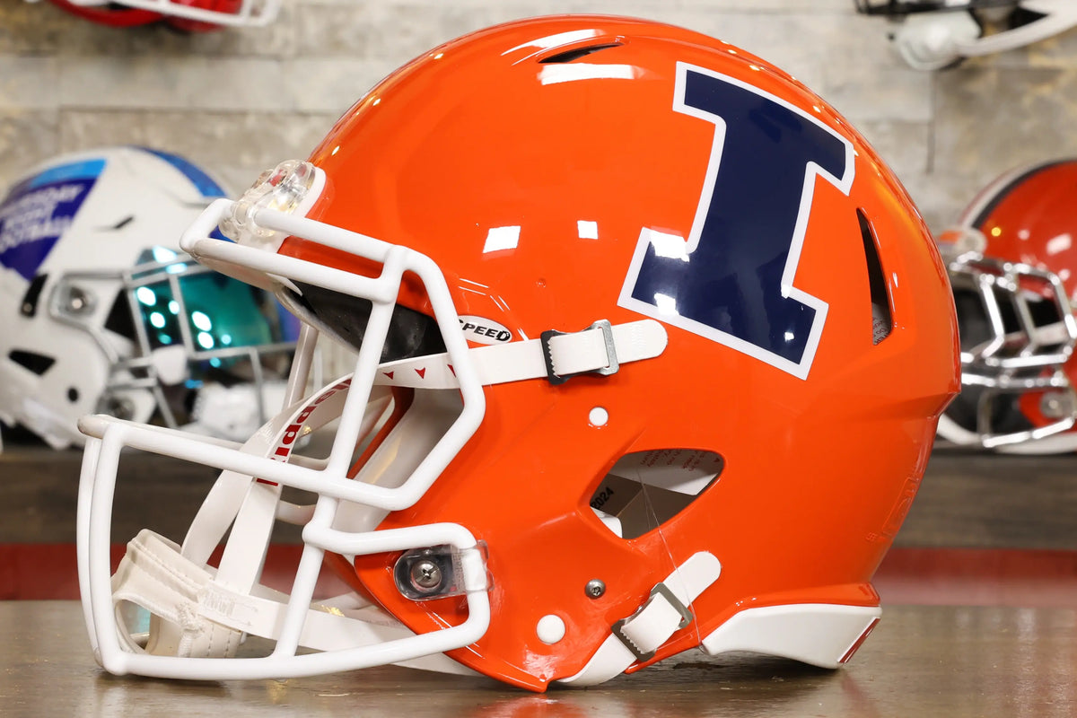 Illinois Fighting Illini Riddell Speed Authentic Helmet - Orange ...