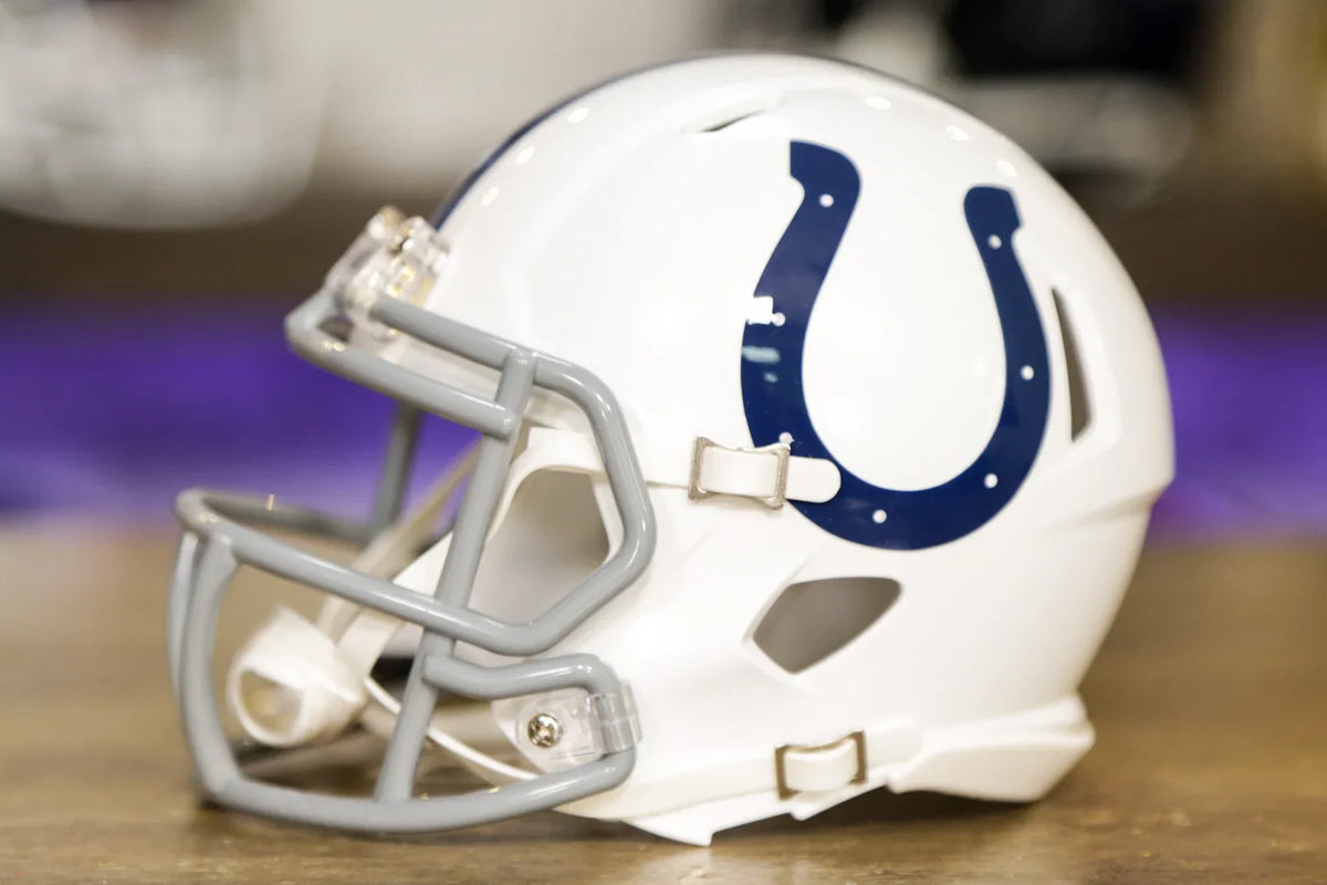 Indianapolis Colts Riddell Speed Mini Helmet - 2004-2019 Throwback ...